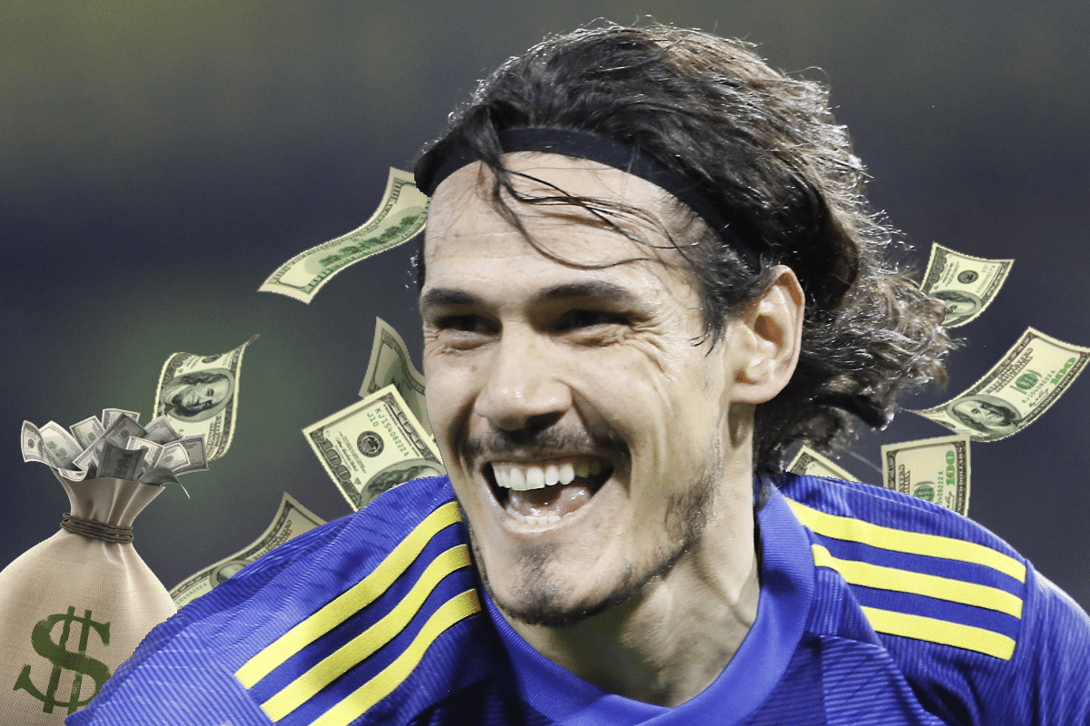 ¿Cuál es el sueldo de Cavani en Boca Juniors?