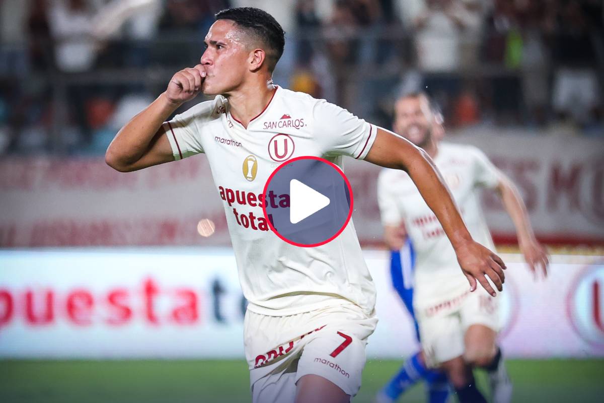 ¡Se estrenó con los 'cremas'! Yuriel Celi convirtió su primer gol con Universitario para el 1-0 ...