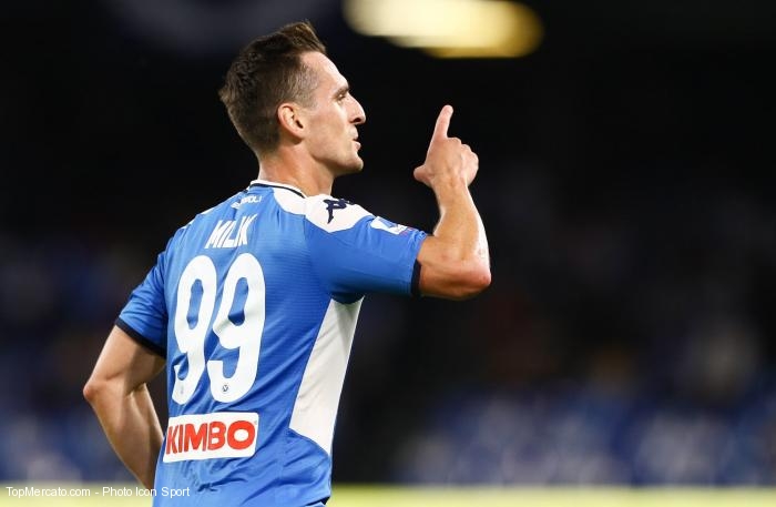 Naples : un départ à l'AS Rome pour Milik