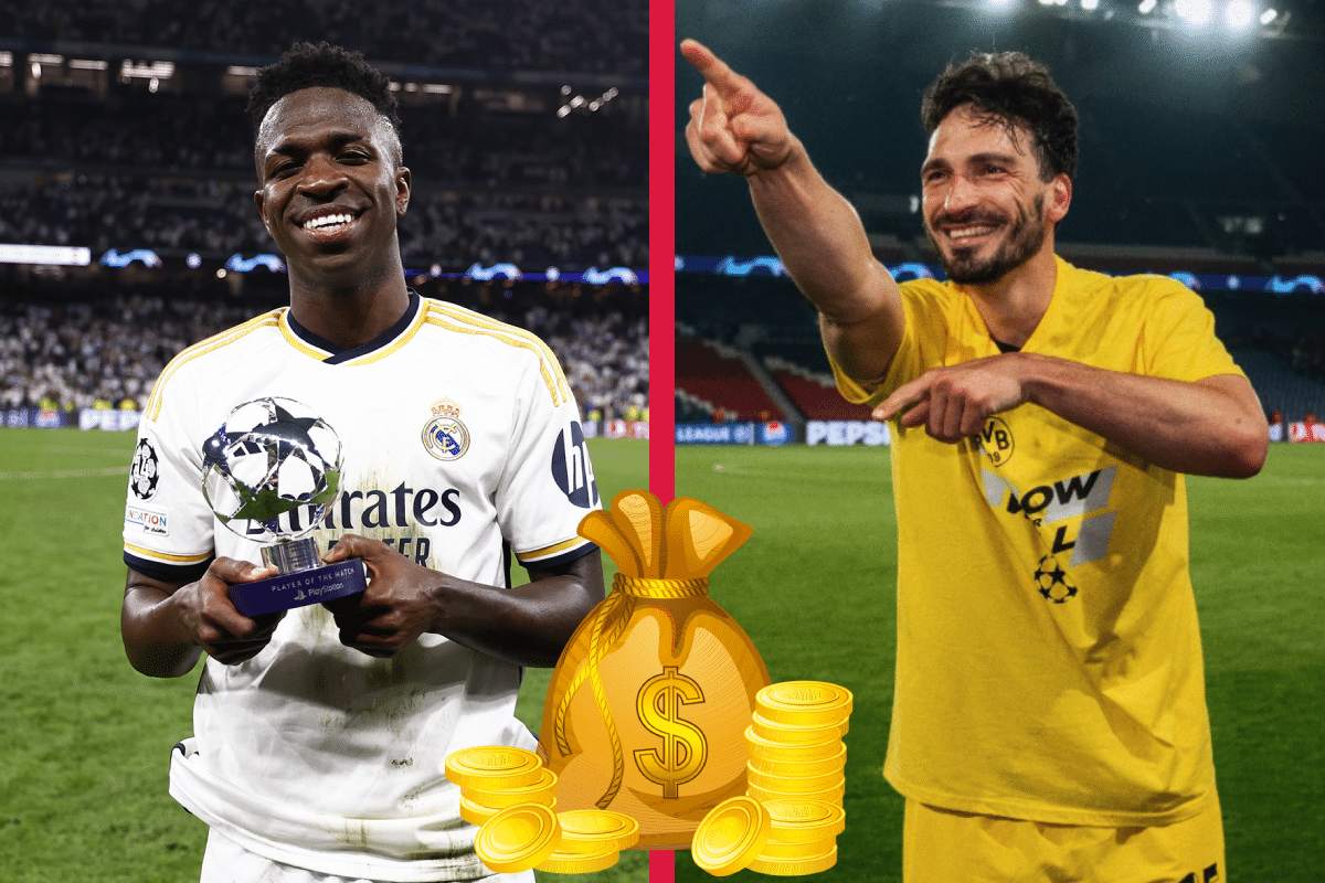 Champions League: Los más caros de Real Madrid y Dortmund