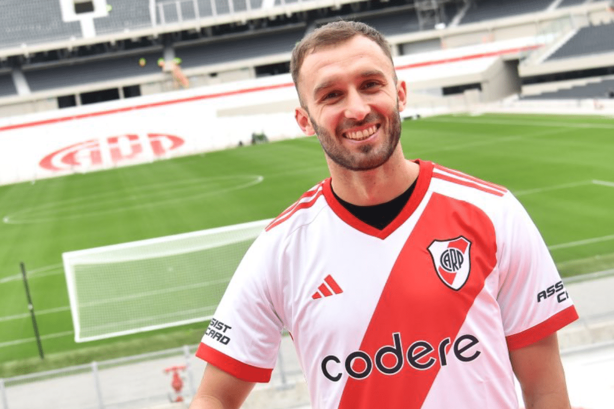 Pezzella en su regreso a River: "Es lo que vengo a buscar"